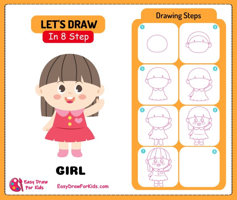 How To Draw A Girl - 9 Ways (With Pictures)
