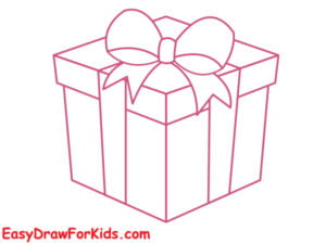How To Draw A Gift Box - 4 Ways (With Pictures)