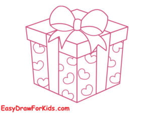 How To Draw A Gift Box - 4 Ways (With Pictures)