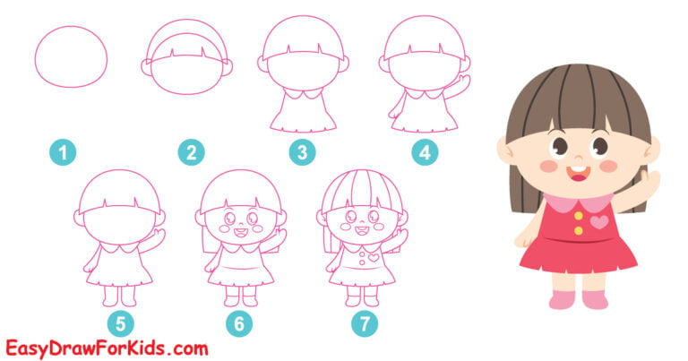 How To Draw A Girl - 9 Ways (With Pictures)
