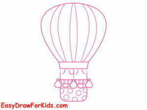 How To Draw A Hot Air Balloon - 4 Ways (With Pictures)