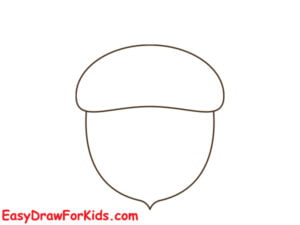 How To Draw An Acorn - 3 Ways (With Pictures)