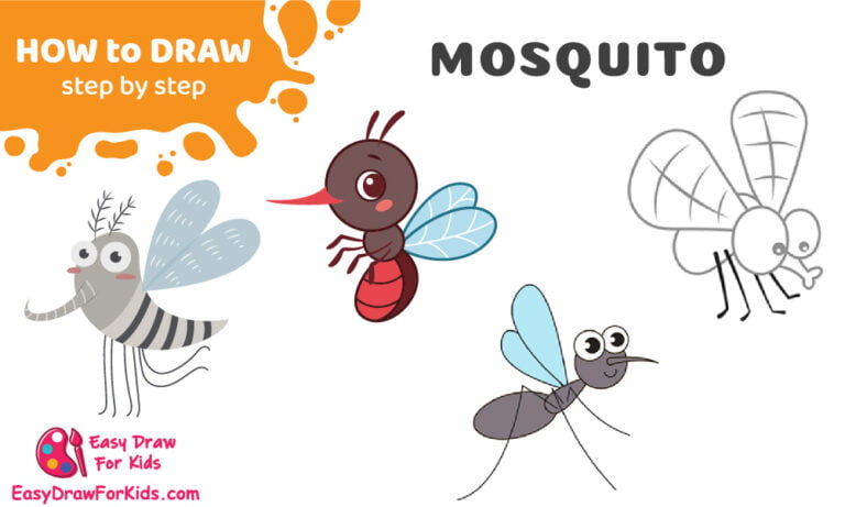 How To Draw A Mosquito - 4 Ways (With Pictures)