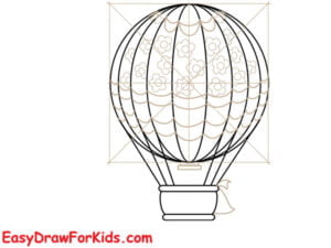How To Draw A Hot Air Balloon - 4 Ways (With Pictures)