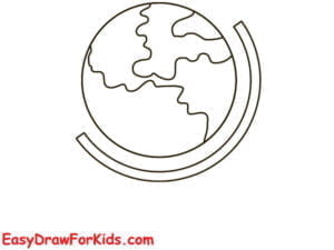 How To Draw A Globe - 2 Ways (With Pictures)