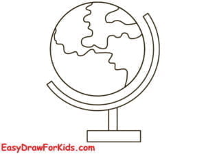 How To Draw A Globe - 2 Ways (With Pictures)
