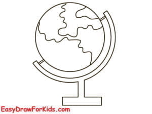 How To Draw A Globe - 2 Ways (With Pictures)