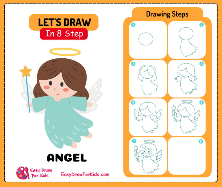 How To Draw An Angel - 3 Ways (With Pictures)