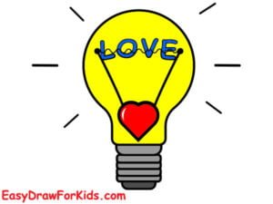 How To Draw A Light Bulb – 2 Ways (With Pictures)