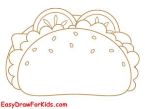 How To Draw A Taco - 3 Ways (With Pictures)