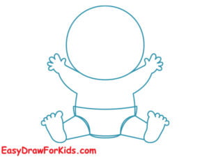 How To Draw A Baby - 6 Steps (With Pictures)