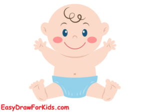 How To Draw A Baby - 6 Steps (With Pictures)