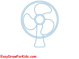 How To Draw A Fan - 2 Ways (With Pictures)