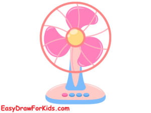 How To Draw A Fan - 2 Ways (With Pictures)