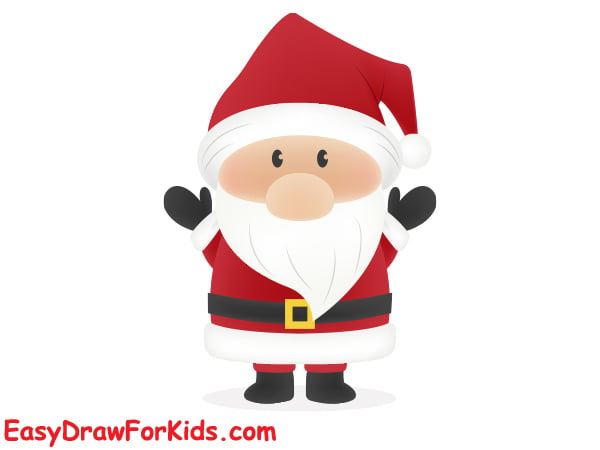 How To Draw Santa Claus - 5 Ways (With Pictures)