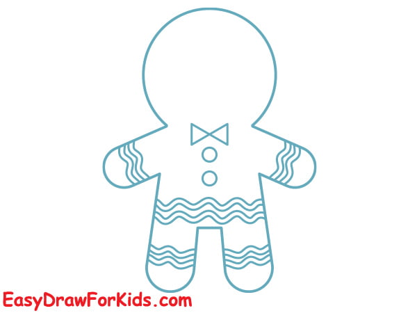 How To Draw A Gingerbread Man - 5 Ways (With Pictures)