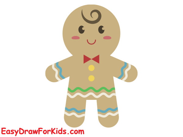How To Draw A Gingerbread Man - 5 Ways (With Pictures)