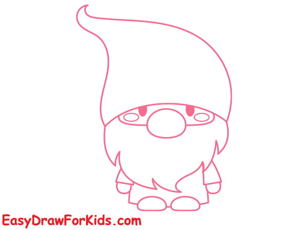 How To Draw A Gnome - 8 Steps (With Pictures)