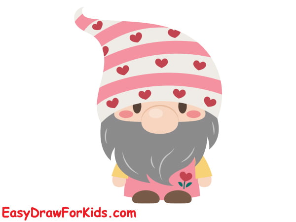 How To Draw A Gnome - 8 Steps (With Pictures)