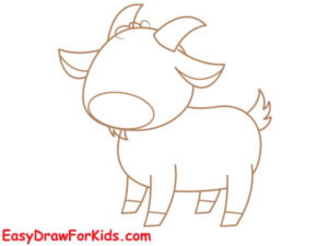 How To Draw A Goat - 4 Ways (With Pictures)