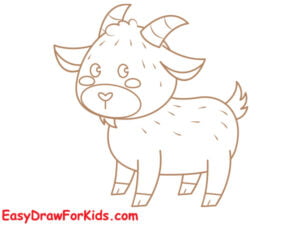 How To Draw A Goat - 4 Ways (With Pictures)