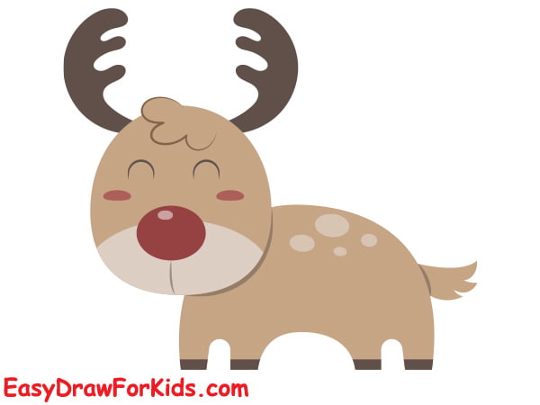 How To Draw A Reindeer - 2 Ways (With Pictures)