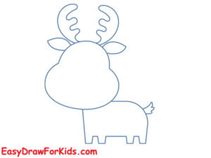 How To Draw A Reindeer - 2 Ways (With Pictures)