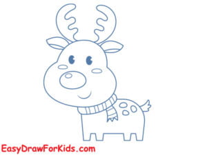 How To Draw A Reindeer - 2 Ways (With Pictures)