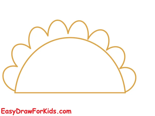 How To Draw A Taco | Easy Draw For Kids