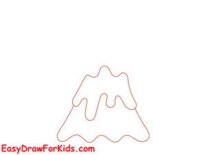 How To Draw A Volcano - 2 Ways (With Pictures)