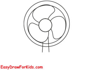 How To Draw A Fan - 2 Ways (With Pictures)