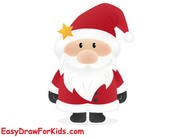 How To Draw Santa Claus - 5 Ways (With Pictures)
