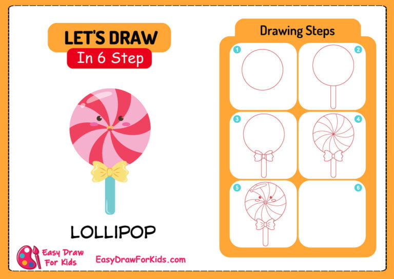 How To Draw A Lollipop - 3 Ways (With Pictures)