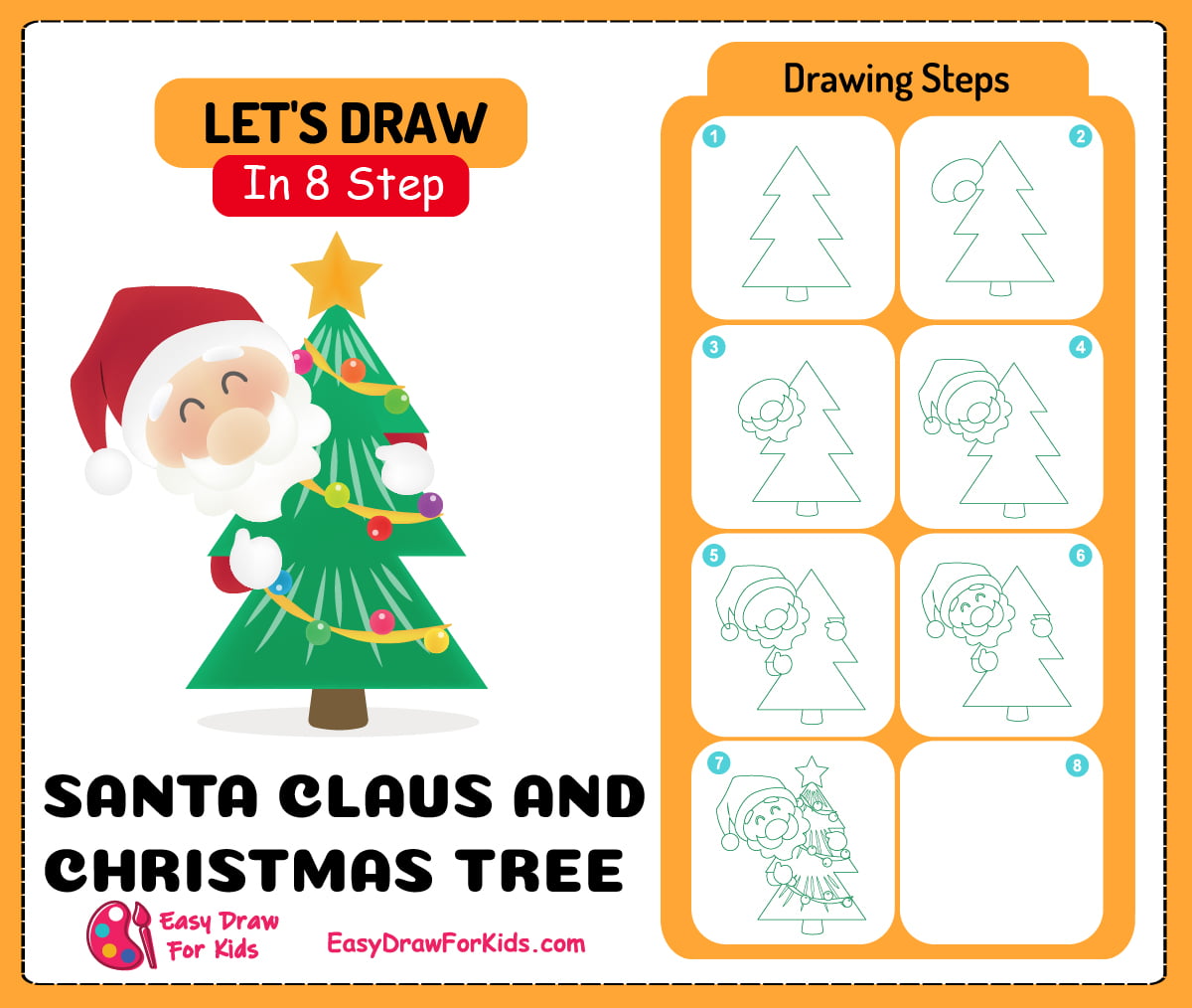 How To Draw Santa Claus - 5 Ways (With Pictures)