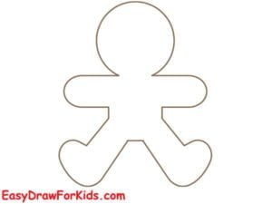 How To Draw A Gingerbread Man - 5 Ways (With Pictures)