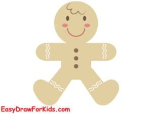 How To Draw A Gingerbread Man - 5 Ways (With Pictures)