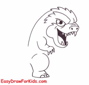 How To Draw Godzilla - 3 Ways (With Pictures)