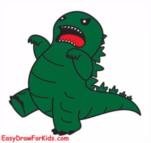 How To Draw Godzilla - 3 Ways (With Pictures)