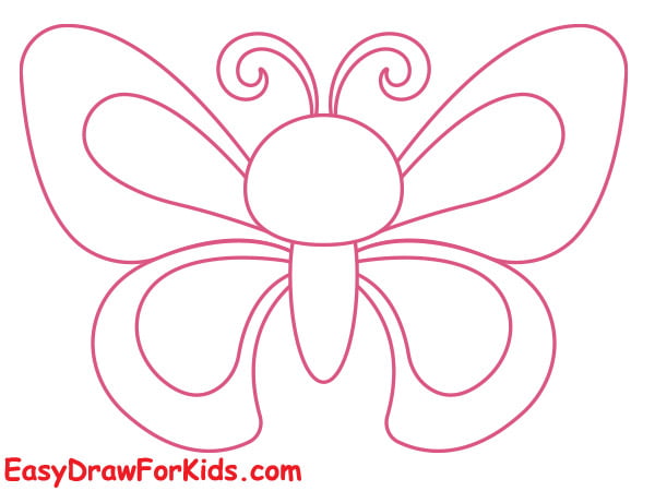 How To Draw A Butterfly – 5 Ways (With Pictures)