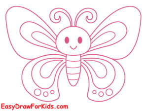 How To Draw A Butterfly – 5 Ways (With Pictures)