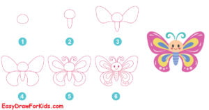 How To Draw A Butterfly – 5 Ways (With Pictures)
