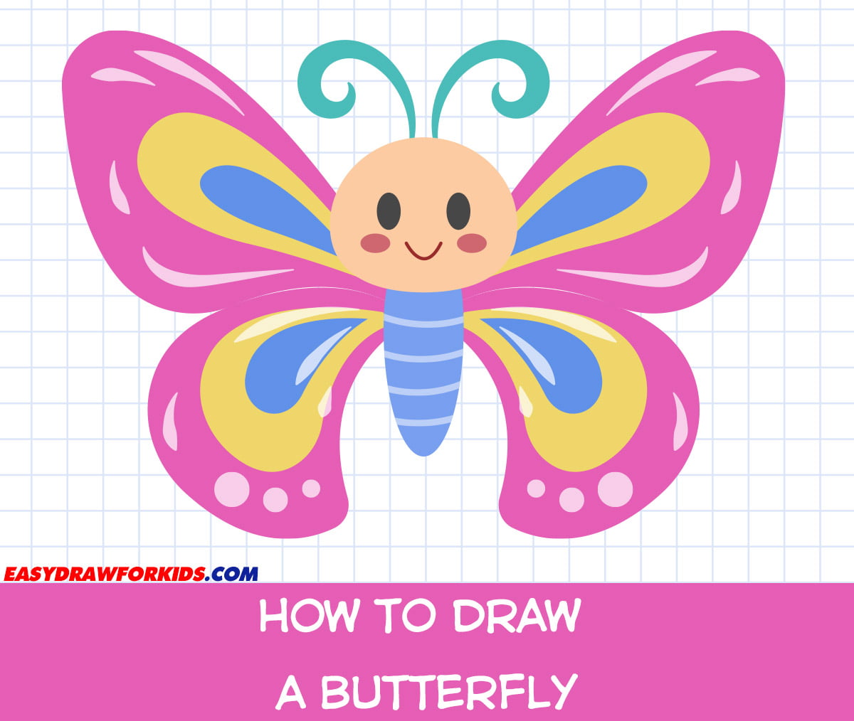 How To Draw A Butterfly – 5 Ways (With Pictures)