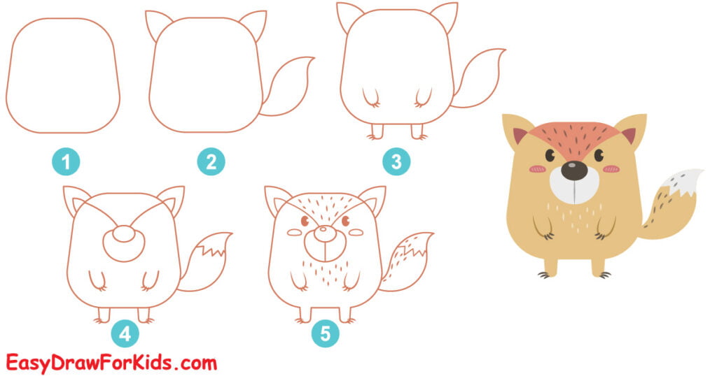 How To Draw A Fox – 7 Ways (With Pictures)