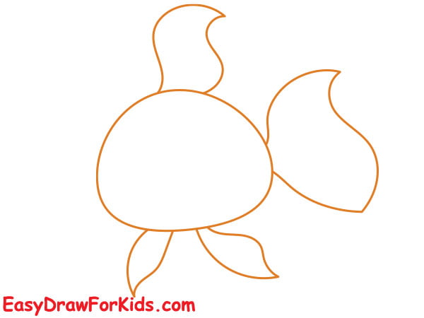 How To Draw A Goldfish - 7 Steps (With Pictures)
