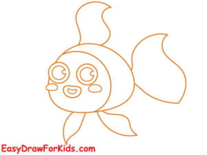 How To Draw A Goldfish - 7 Steps (With Pictures)