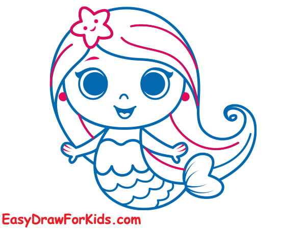 How To Draw A Mermaid - 4 Ways (With Pictures)