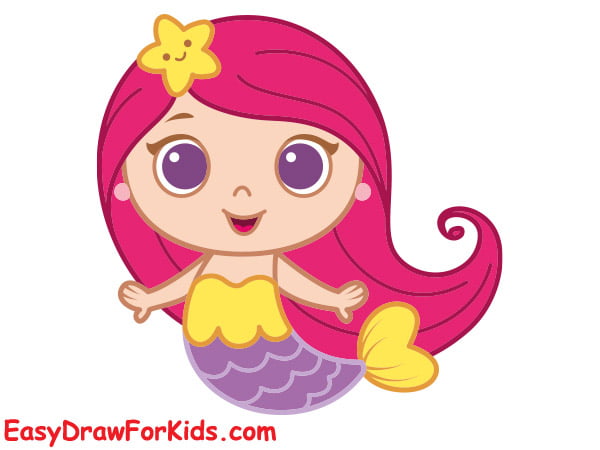 How To Draw A Mermaid - 4 Ways (With Pictures)