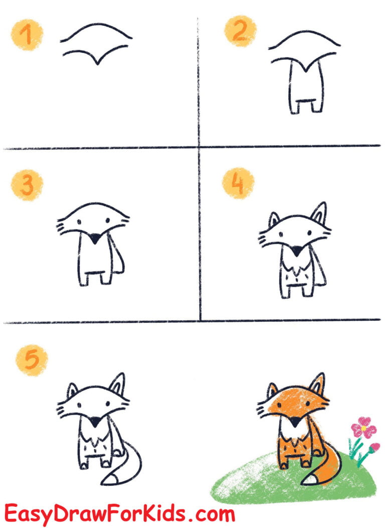 How To Draw A Fox – 7 Ways (With Pictures)