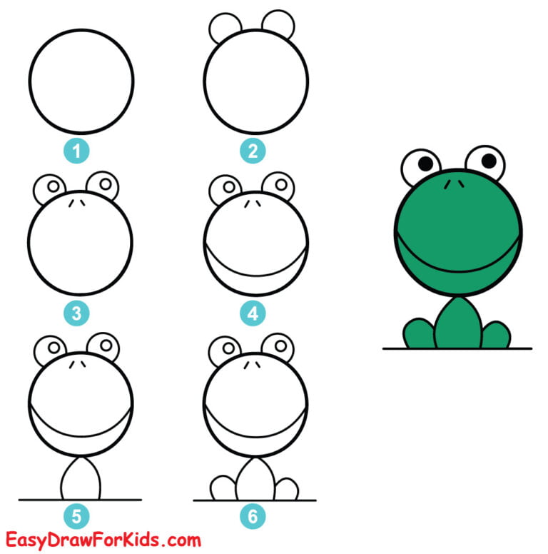 How To Draw A Frog – 8 Ways (With Pictures)