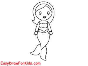 How To Draw A Mermaid - 4 Ways (With Pictures)